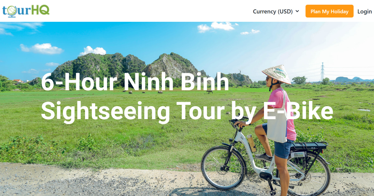 6-Hour Ninh Binh Sightseeing Tour by E-Bike